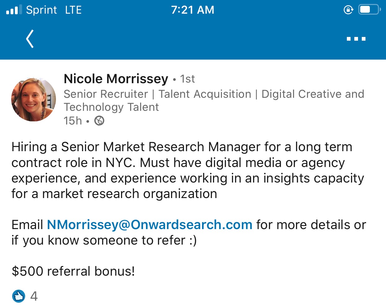 I had a bunch of job posts pop up in my LinkedIn f... | Fishbowl