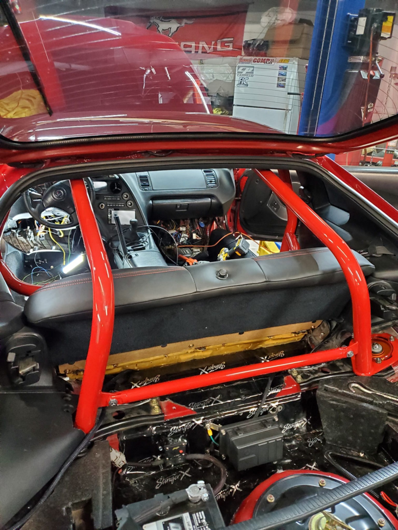 TX2K prep, safety first. Roll cage in!! | Fishbowl