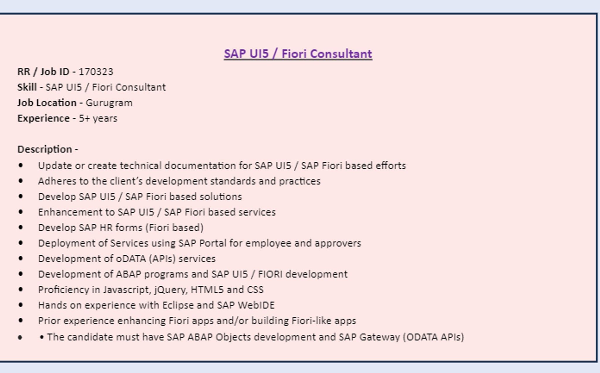 Coforge is hiring for below positions. Mail on ... | Fishbowl