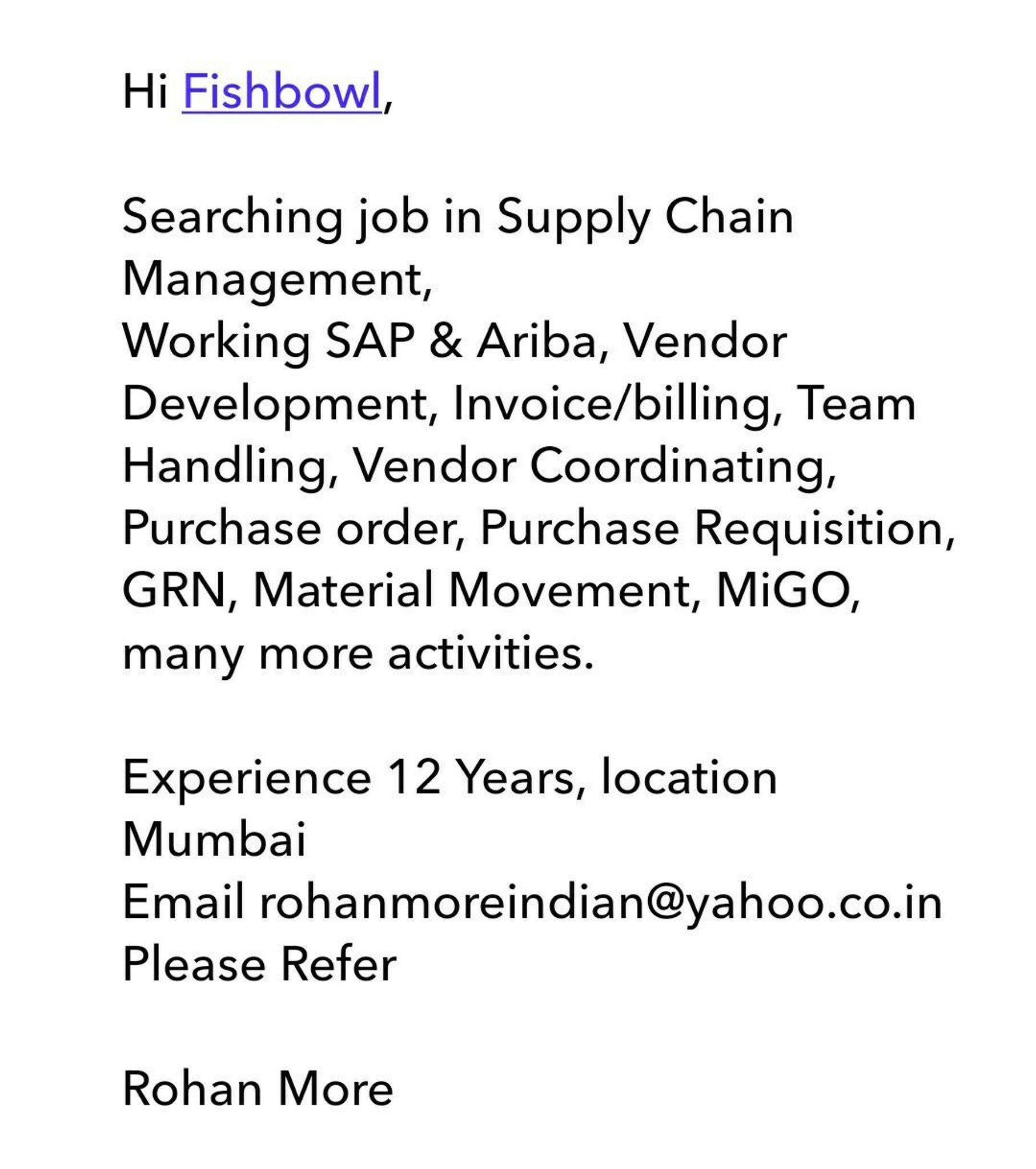 Hi. I am looking for change in .net profile. Tech stack-c#,asp.net MVC ...