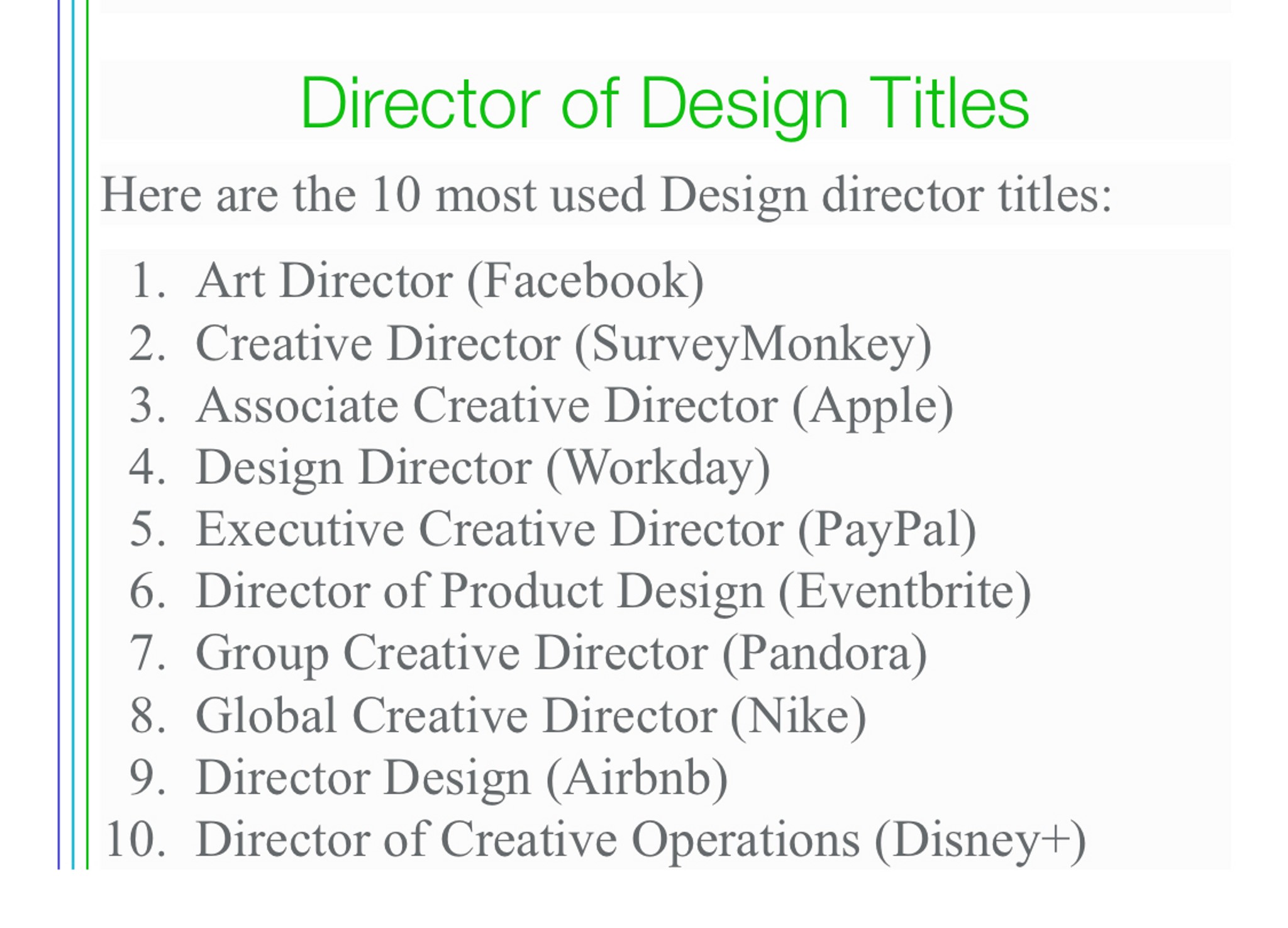 Hi Designers! I have the option to choose my next ... | Fishbowl