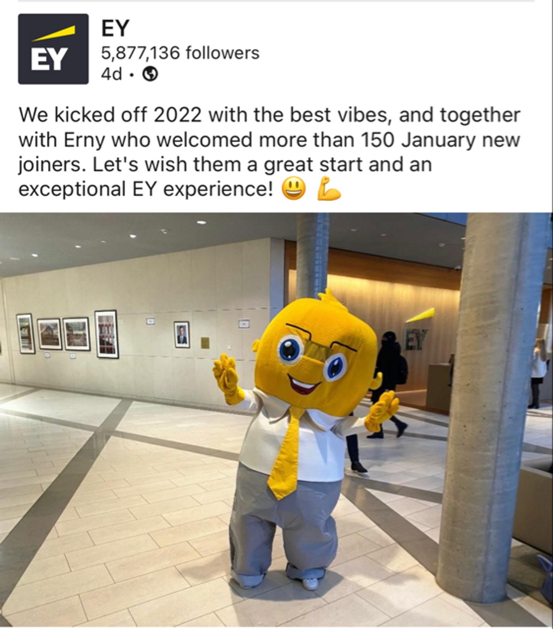 Maybe I’m living under a rock but do any other firms have a mascot? I ...