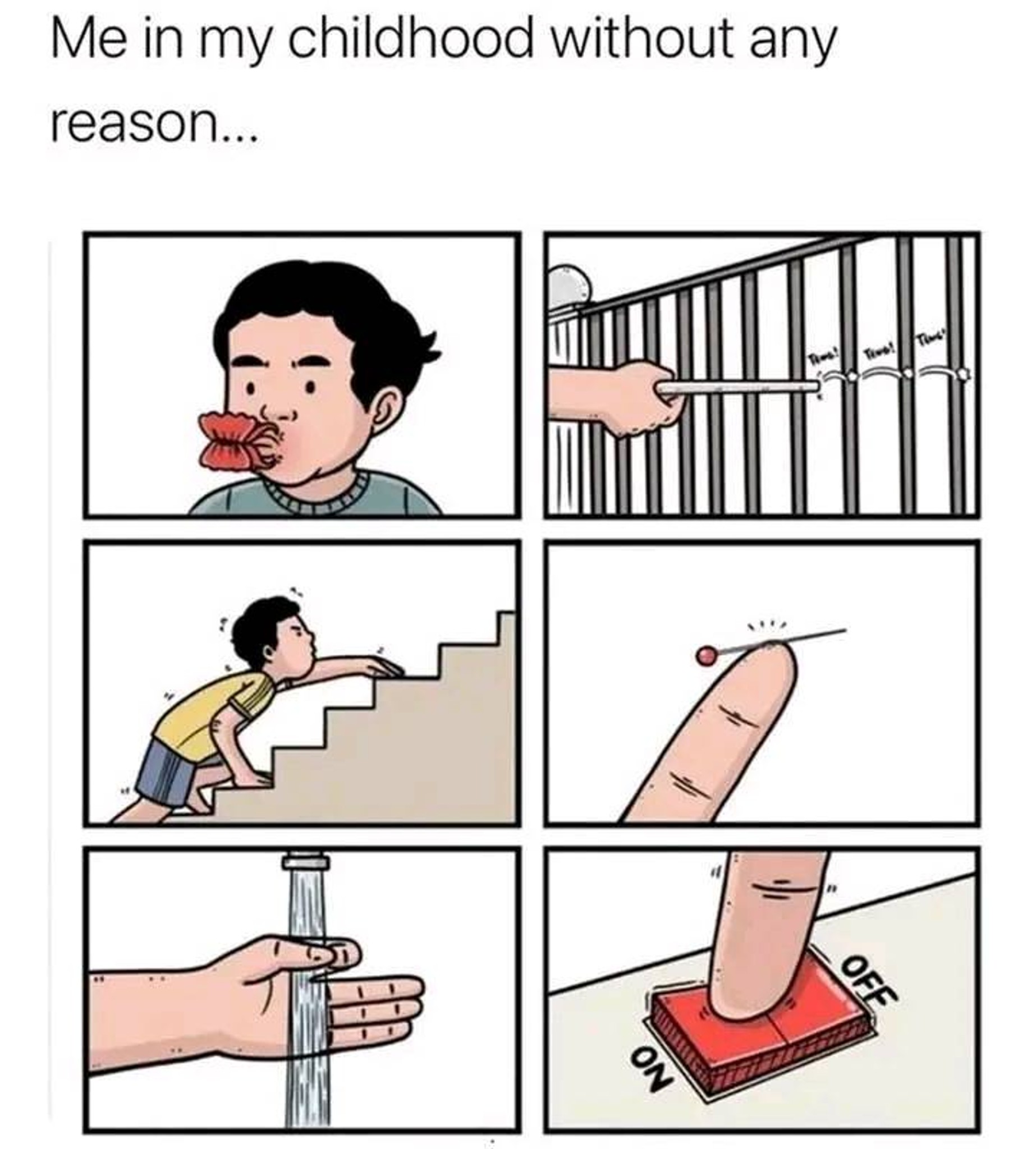 Meme: me without any reason (childhood edition) | Fishbowl