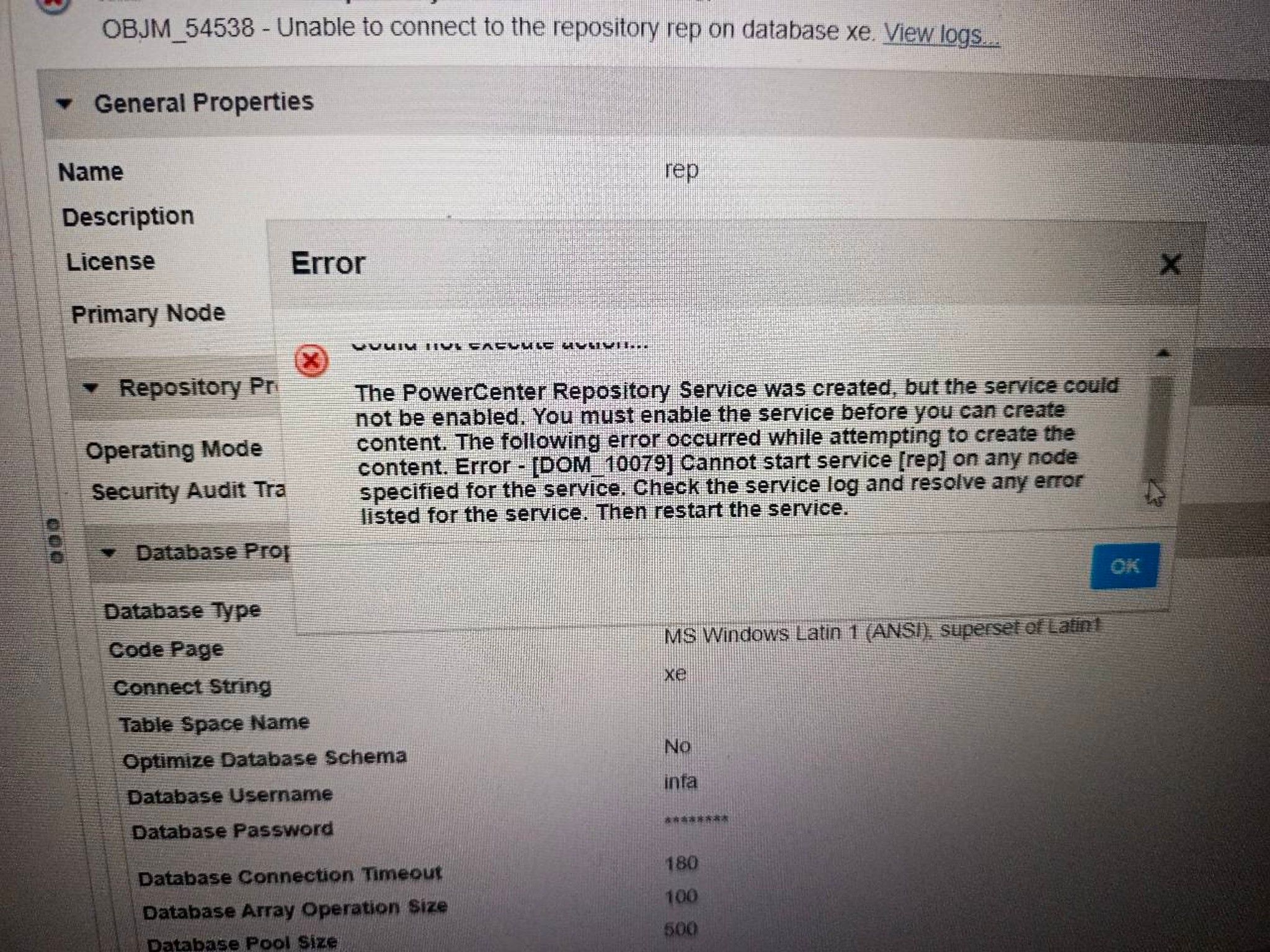 How to enable the informatica power center reposit... | Fishbowl