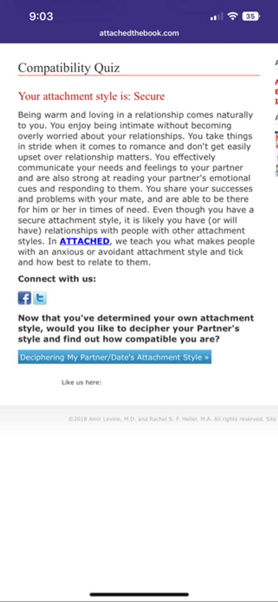 what’s your attachment style? i took the quiz and ... | Fishbowl