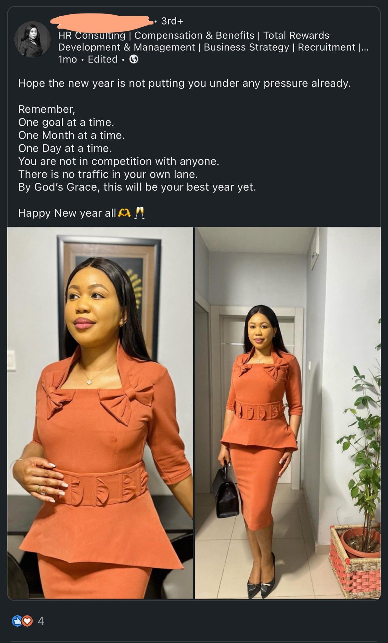 The caption, although cliche, didn’t really make me cringe but the ...