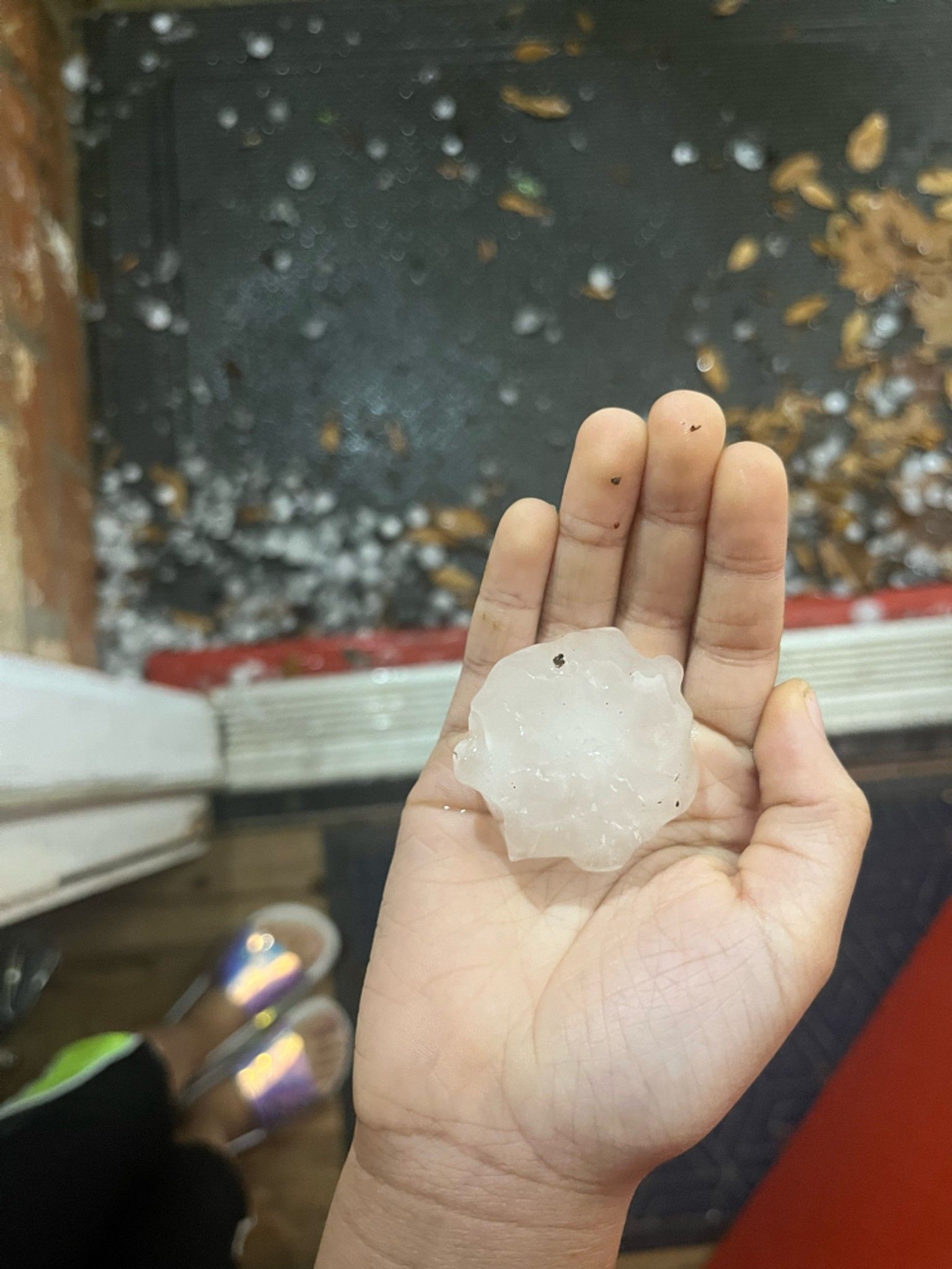Hail, thunderstorms, and flooding last night in Texas. Has anyone ever ...