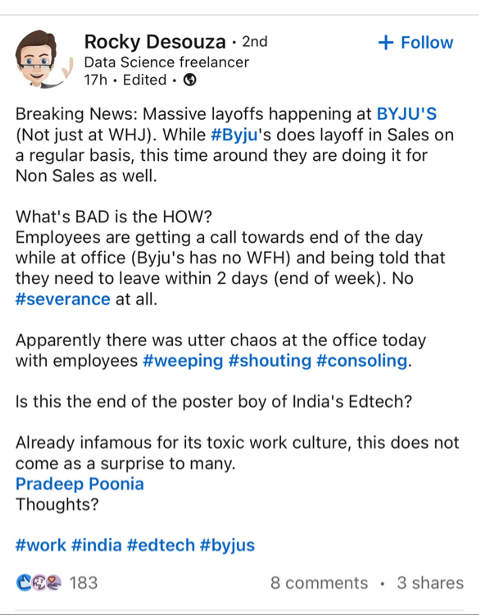 Is it true ? Byjus | Glassdoor Forum
