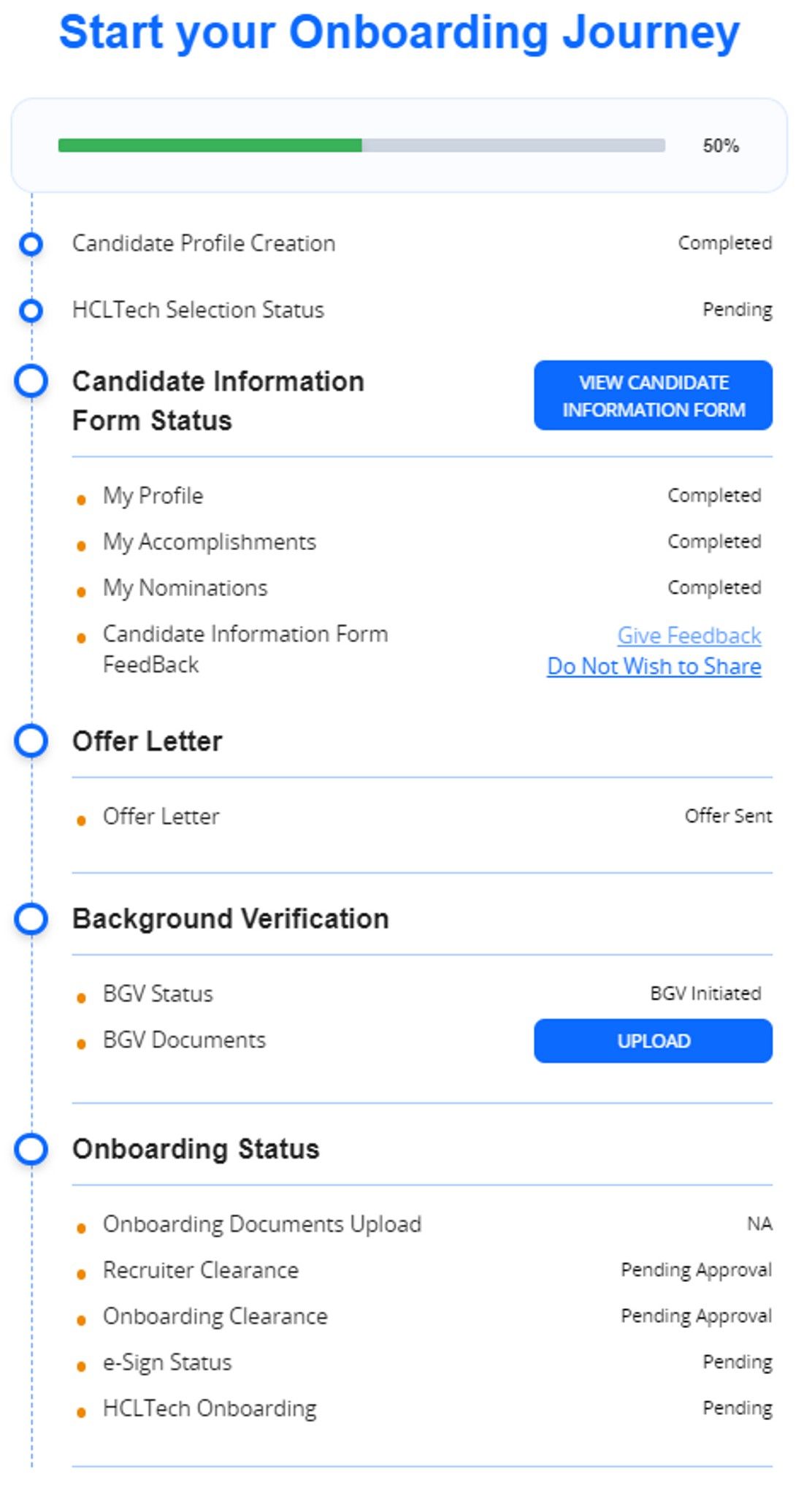 Hi everyone, I have received offer from HCL, accepted the offer through ...