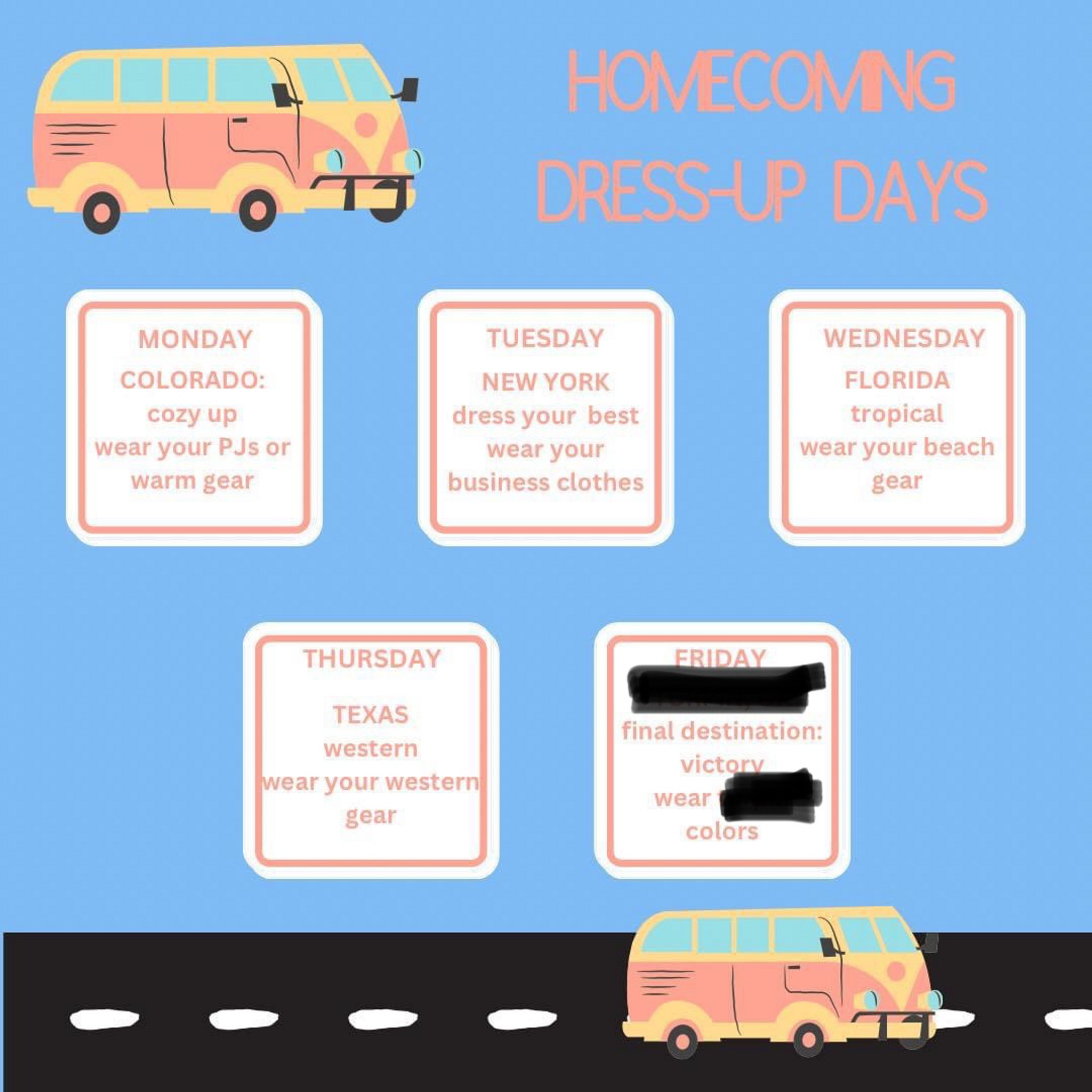 When is spirit week at your school and what are th... | Fishbowl