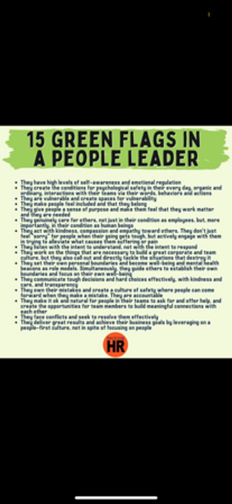 What do you think about these green flags? Do you ... | Fishbowl