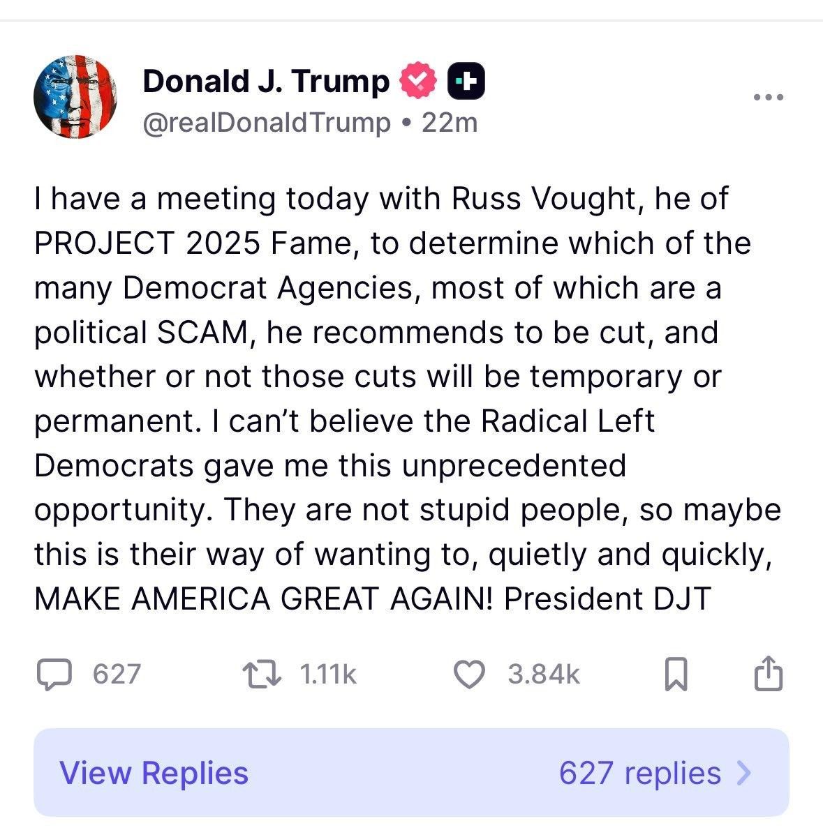 “Project 2025? Never heard of her!” | Fishbowl