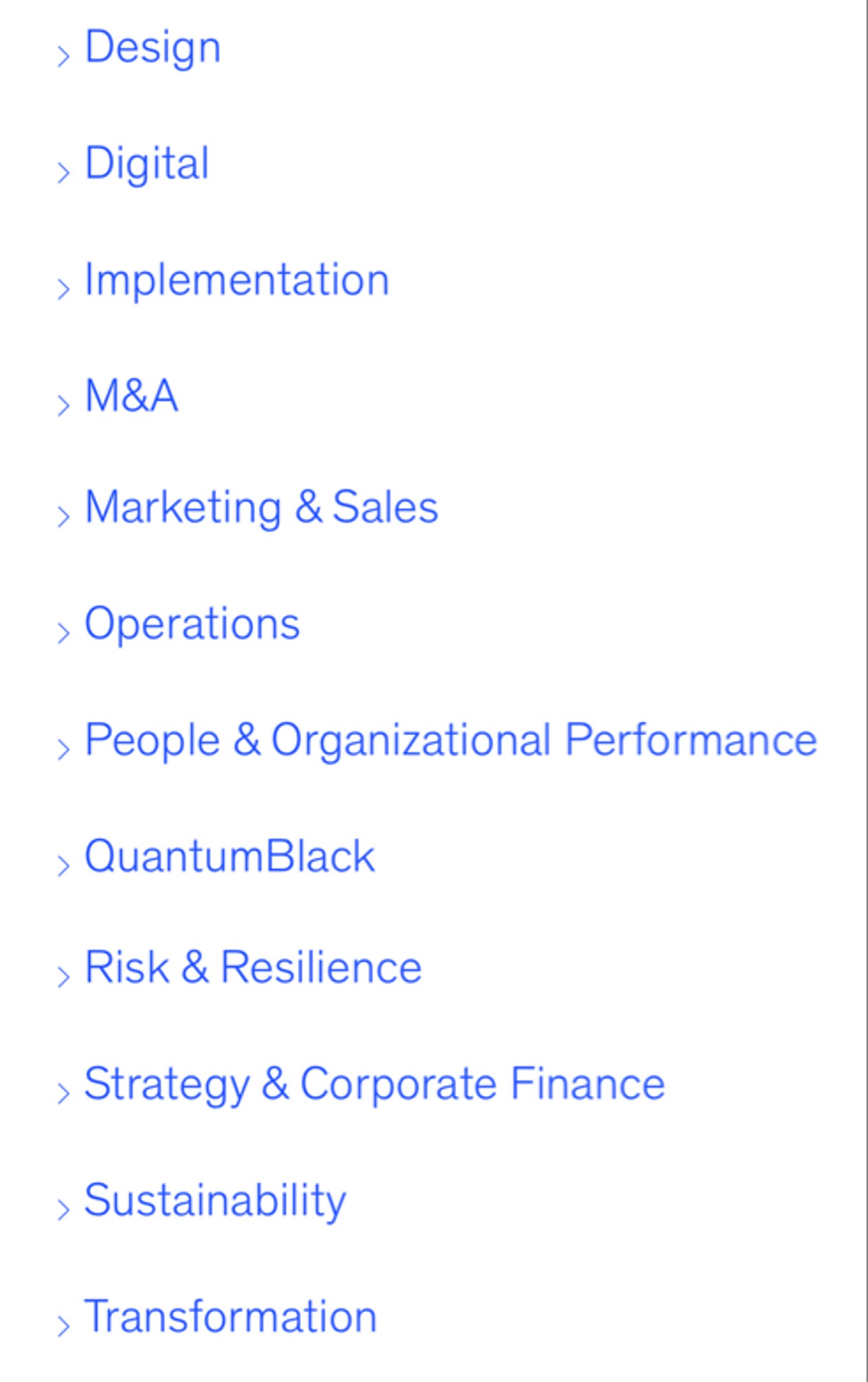 Which function at McKinsey & Company is the strong... | Fishbowl