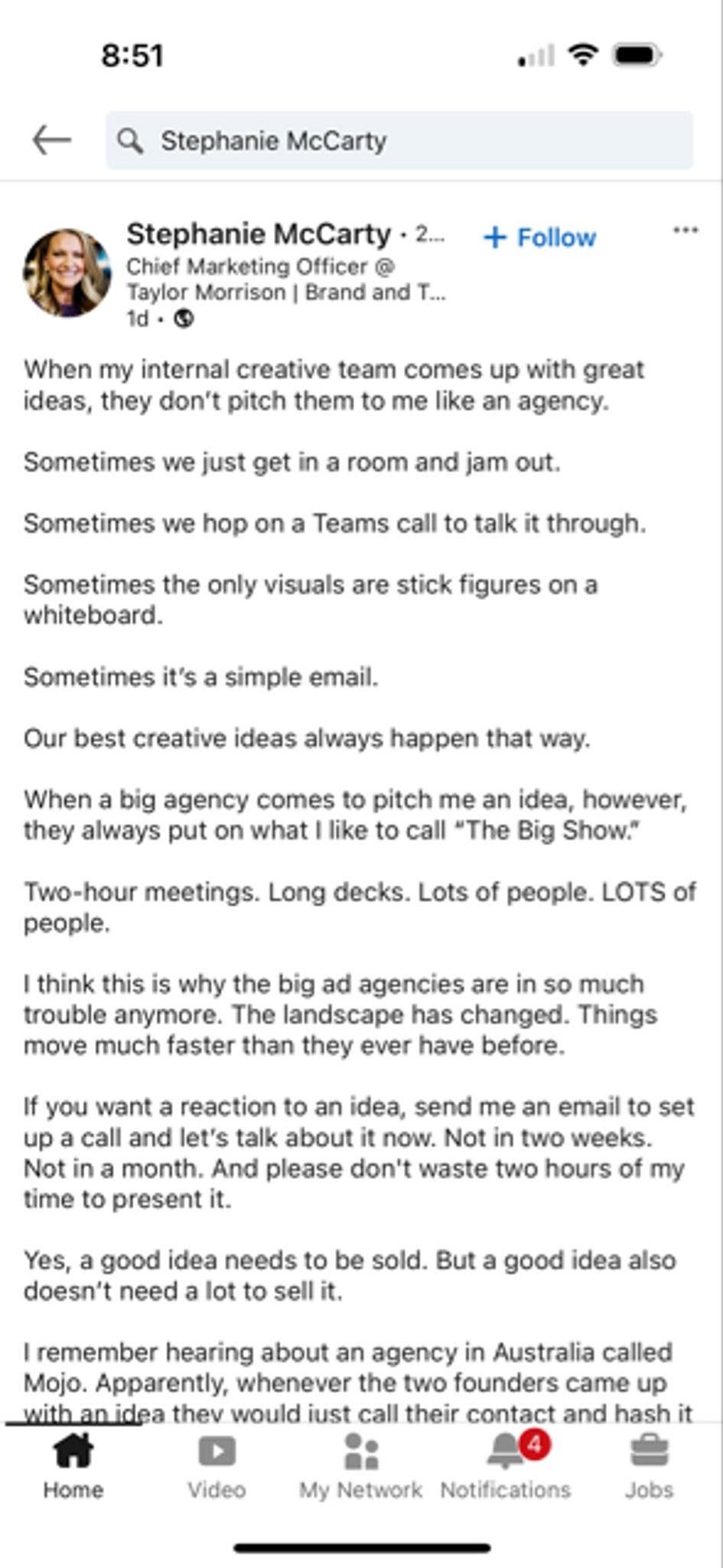 This woman, Stephanie McCarty ( https://www.linked... | Fishbowl