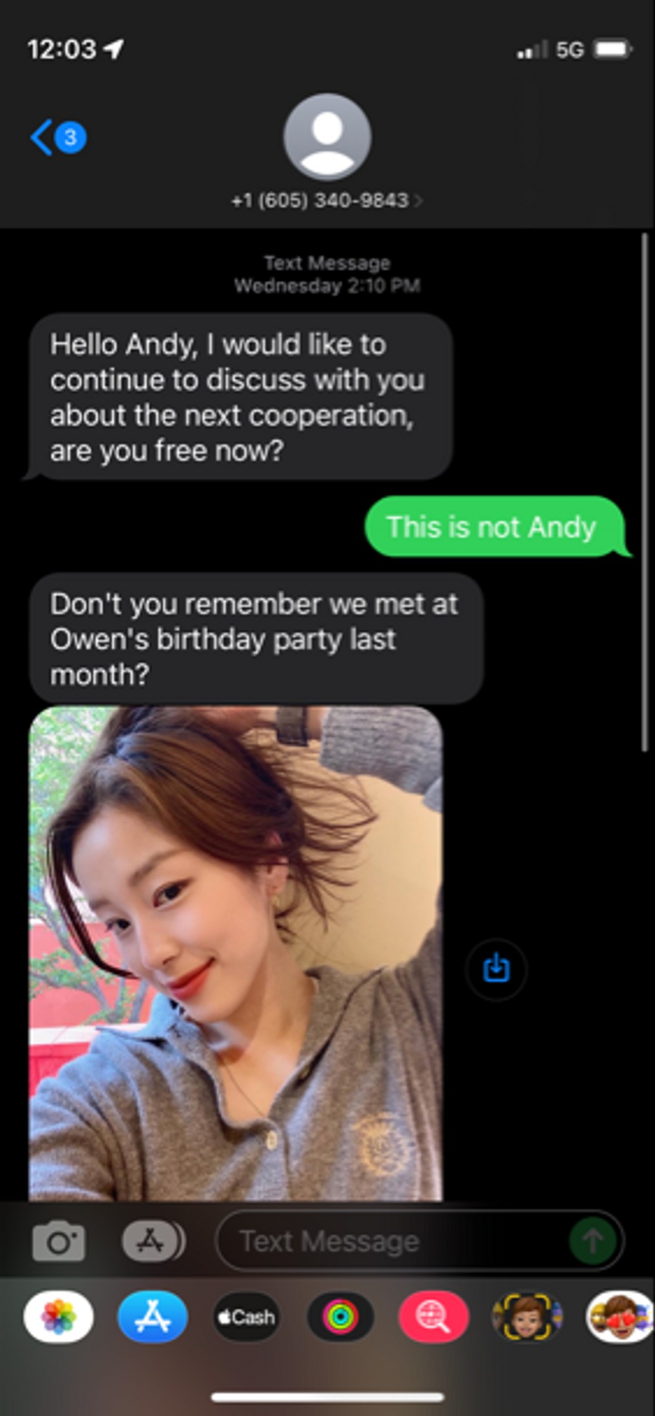 Has anyone ever received these types of scam text messages? They ...