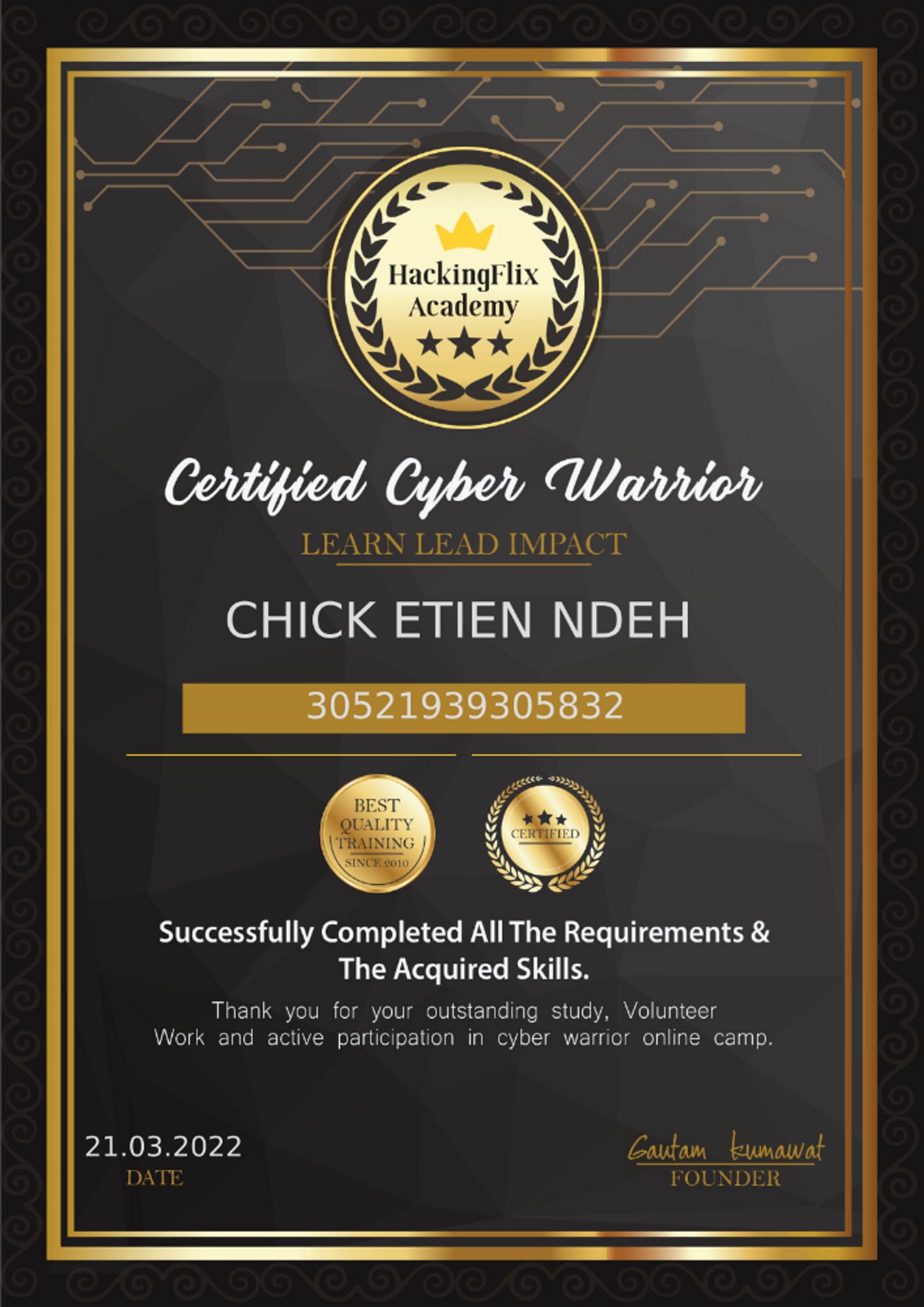 Hello everyone I'm a certified ethical hacker mast... | Fishbowl