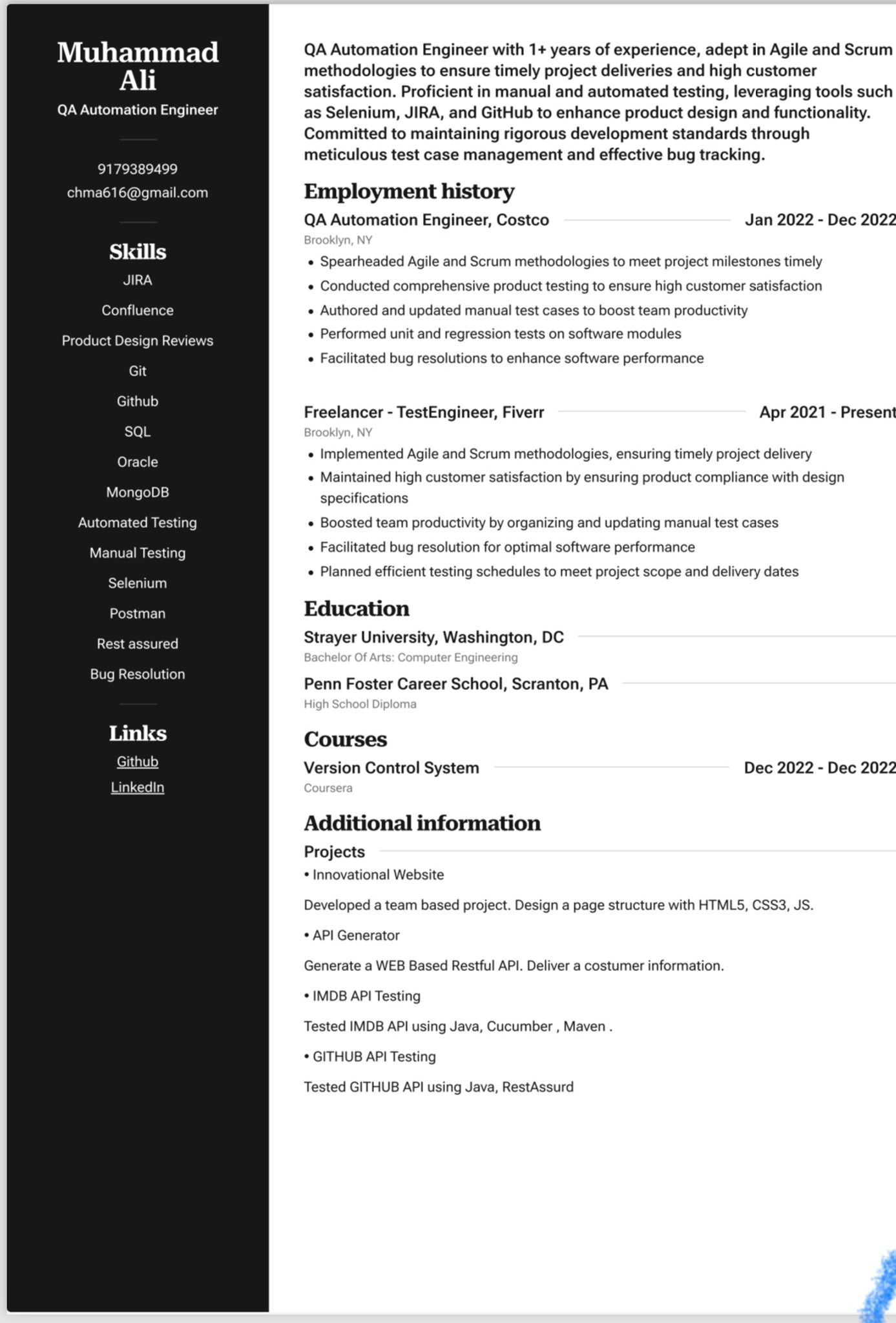 Hi guys I just need a some advice and information. I’m applying a QA ...