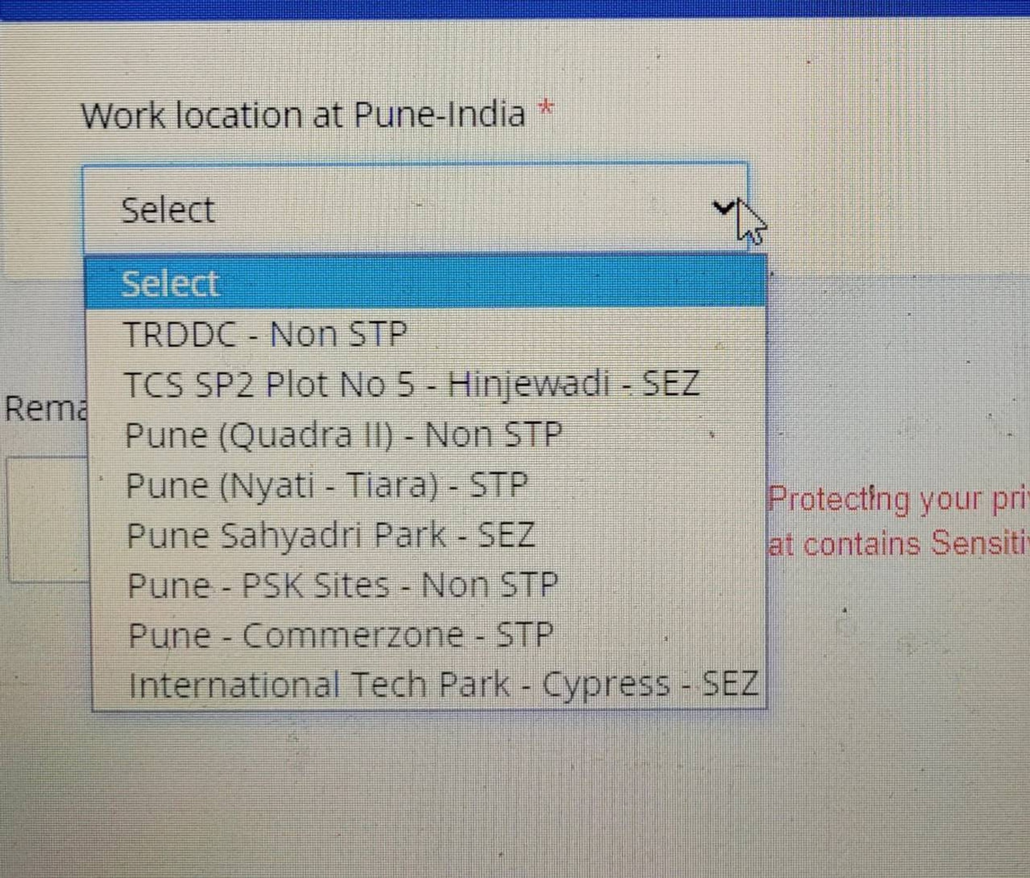 Are these all TCS offices near to Hinjewadi or sca... | Fishbowl