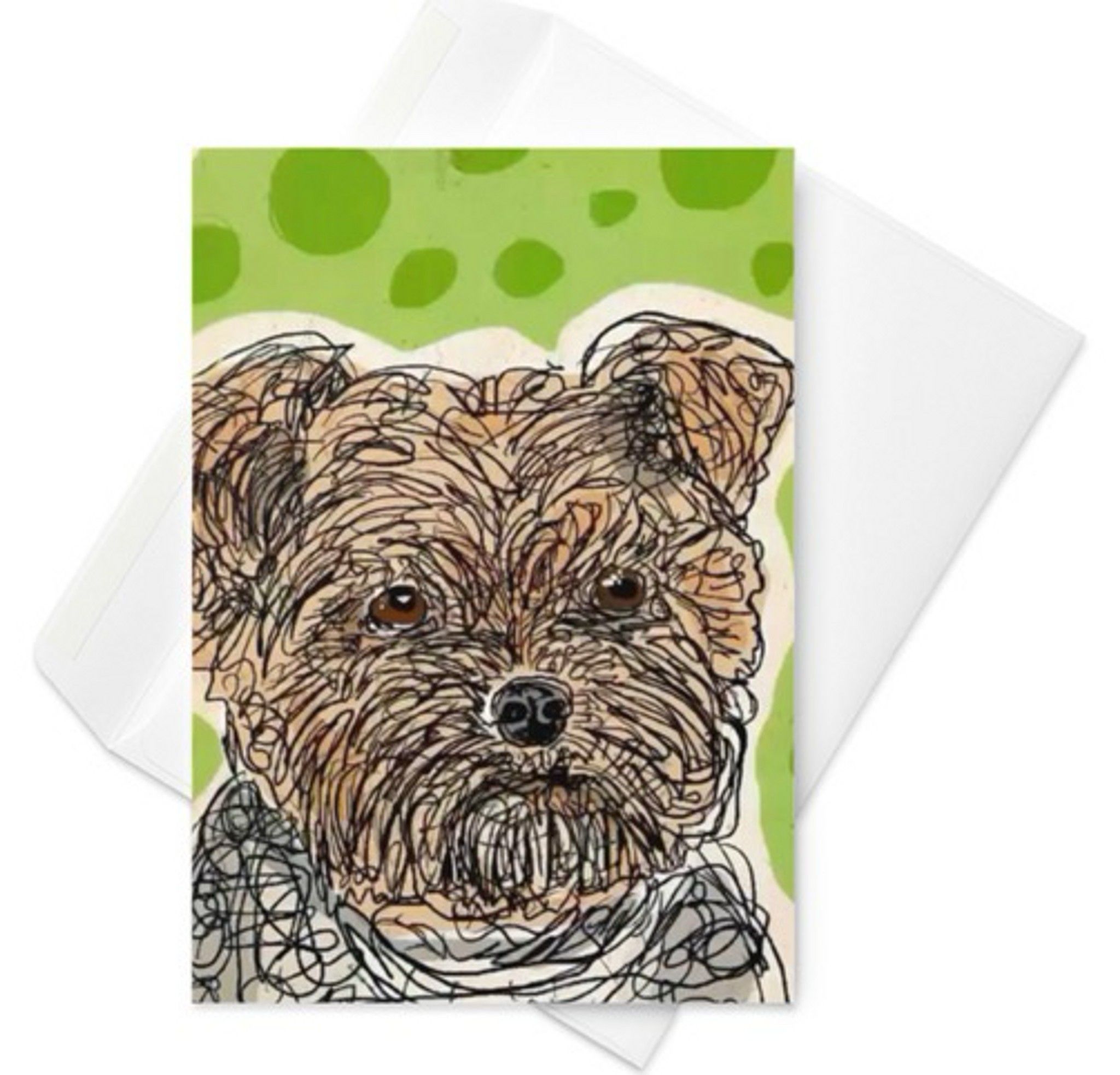 O Here’s a custom dog on a set of greeting cards. | Fishbowl
