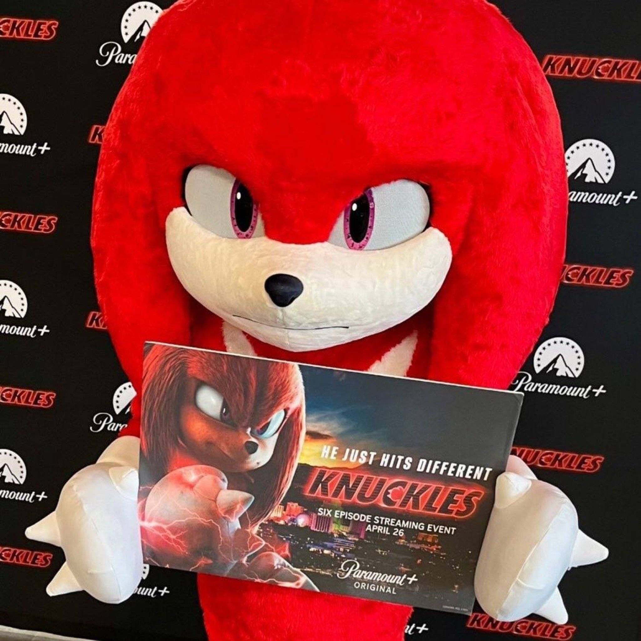 Knuckles showed up at an NXT wrestling event. Love... | Fishbowl