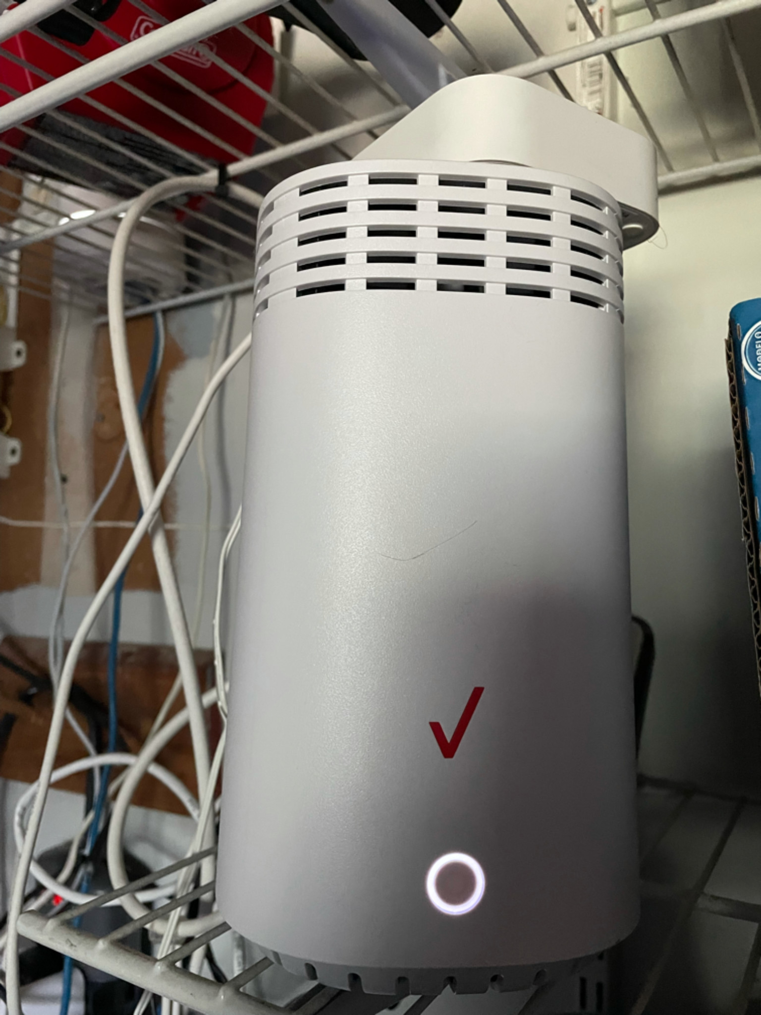 Previous tenant left their Verizon black box thing... | Fishbowl