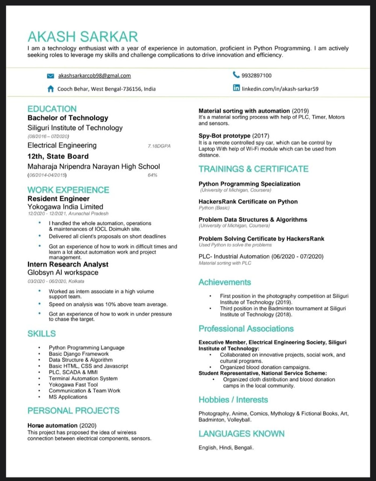 Hello everyone! I'm on the lookout for exciting opportunities in the realms of Python ...