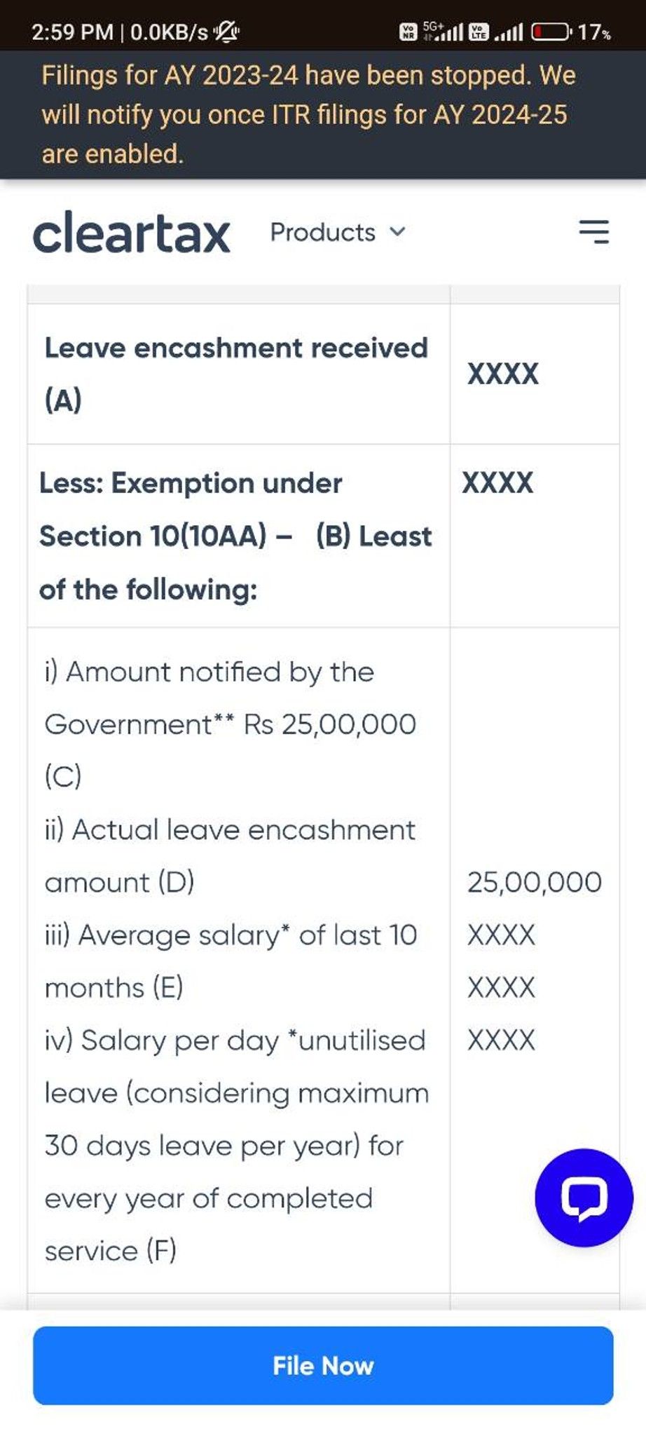 My FnF computation shows tax deductions on leave encashment as well. My ...