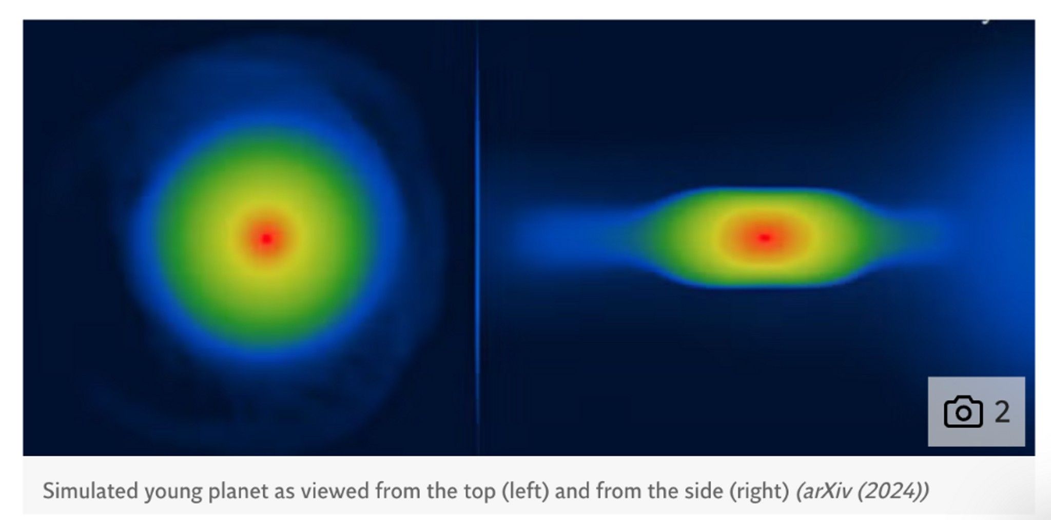 New research using computer simulations suggests that large planets ...