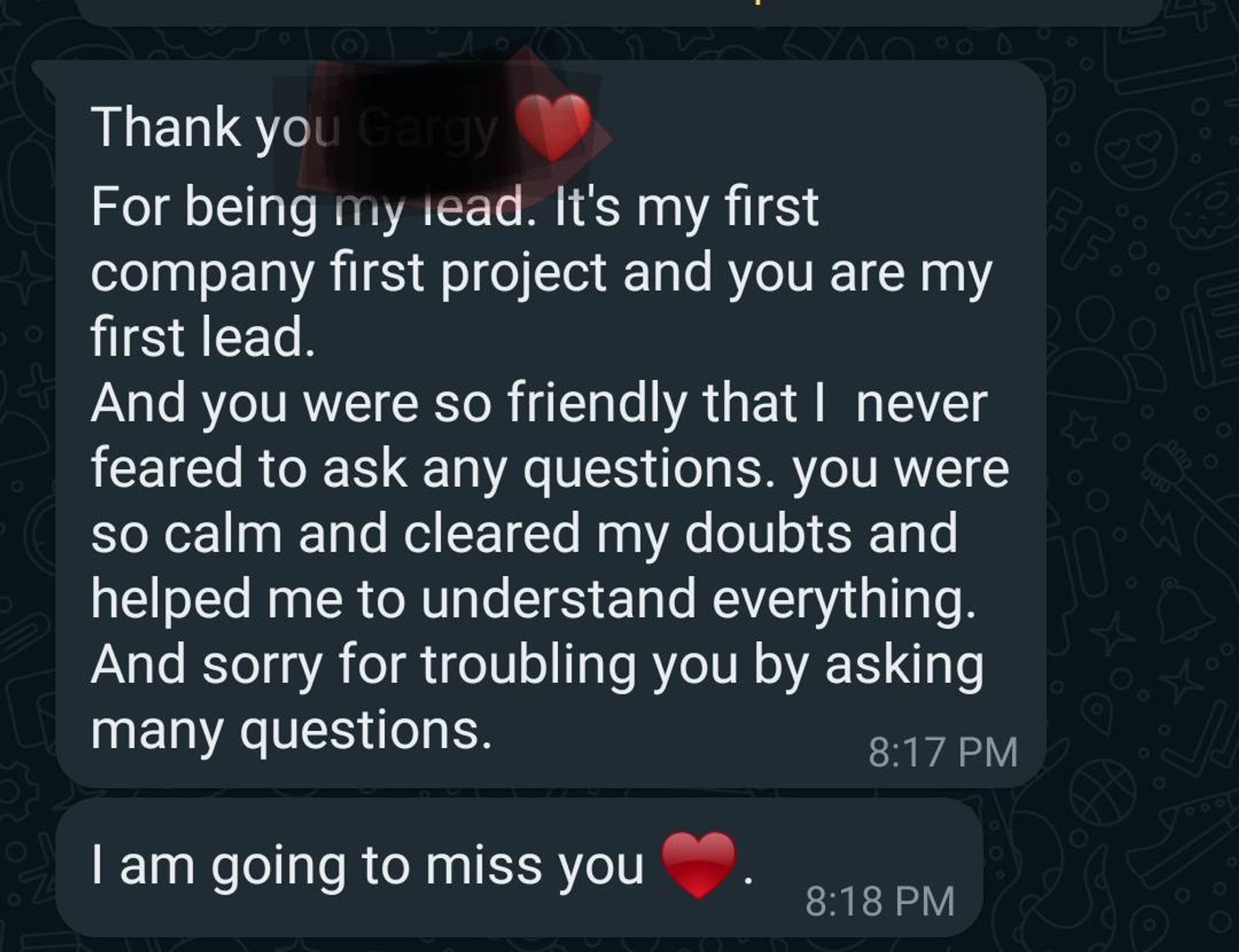 I am a team lead and today is my LWD. I haven't got good ratings this ...