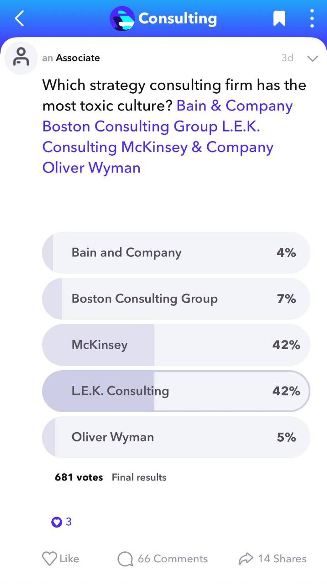 LET'S GOOOO. LEK has cemented itself as a top consulting firm, head to ...