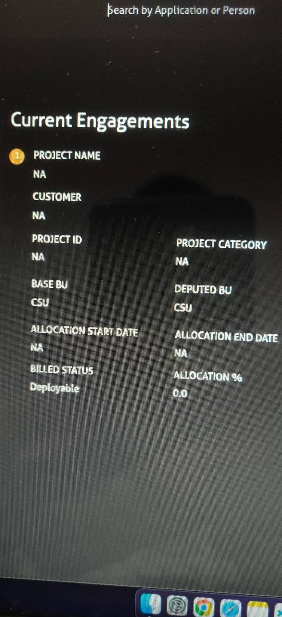 I was on bench and currently in CSU business unit,... | Fishbowl