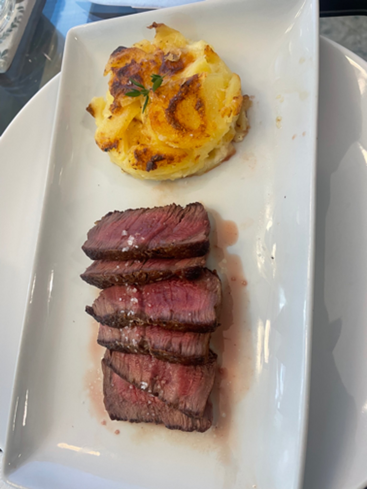 Snake river farms wagyu filet, pommels dauphinois ... | Fishbowl