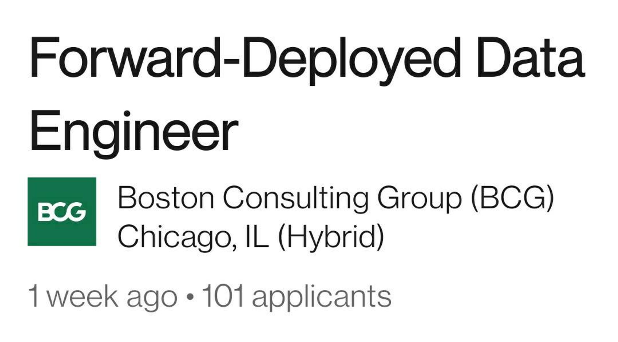 What does it mean to be Forward Deployed? BCG GAMM... | Fishbowl